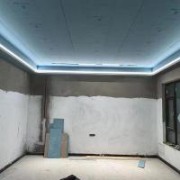 China Fire Resistant Gypsum Board 9mm 12mm 16mm for Ceiling & Partition with 700N Strength for sale