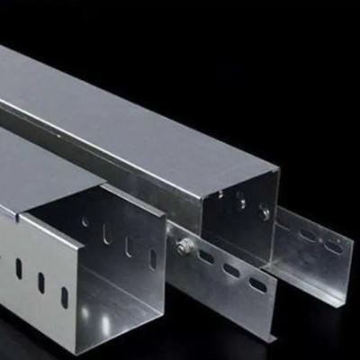 China 4 Inch Wall Mounted Perforated Cable Tray Steel 0.8-3.0mm Hot Dip Galvanized for sale