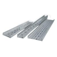 China Wall-Mounted Cable Tray 4 Inches Width with 0.8-3.0mm Steel Thickness for Electrical Wiring Management for sale
