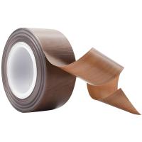 China PTFE Coated Fiberglass Tape/fiberglass ptfe tape,/teflon cloth tape/high temperature cloth tape, silicone adhesive teflon tape High Temperature 300℃ Non-stick Teflon Cloth for sale
