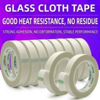 China 260℃ High Temperature Resistant Silicone Glass Cloth Tape with H-Class Electrical Insulation and Flame Retardant Properties for sale