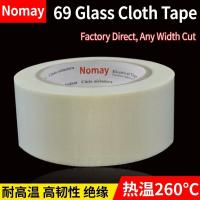 China High Temperature Resistant Double Sided Glass Cloth Tape with H-Class Insulation and Clean Removal Without Residue for sale