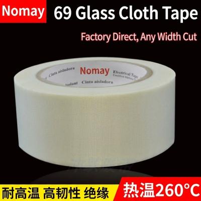China High Temperature Resistant Double Sided Glass Cloth Tape with H-Class Insulation and Clean Removal Without Residue for sale