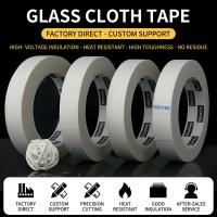 China High Temperature Resistant Double Sided Glass Cloth Tape with H-Class Insulation and Clean Removal Without Residue for sale