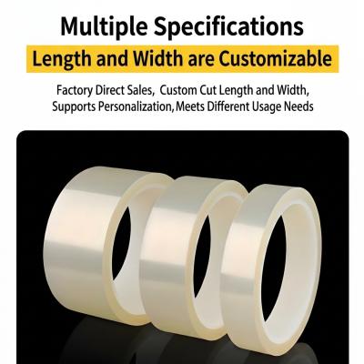 China Ultra Clear PET High Temperature Tape with No Residue and 180-220℃ Heat Resistance for Electronics for sale