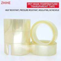 China Ultra Clear PET High Temperature Tape with No Residue and 180-220℃ Heat Resistance for Electronics for sale