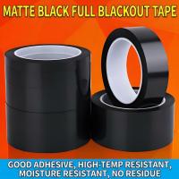 China Nomay Black PET High Temperature Tape with 100% Full Blackout, 220℃ Heat Resistance, and No Residue Silicone Adhesive for LED LCD Backlight Shading for sale