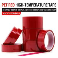 China Nomay Red PET High Temperature Tape with High Visibility Bright Red Clean Peeling Without Glue Residue and Stable High Temp Performance for sale
