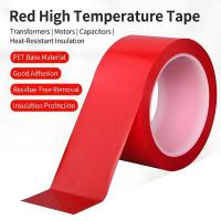China Nomay Red PET High Temperature Tape with High Visibility Bright Red Clean Peeling Without Glue Residue and Stable High Temp Performance for sale