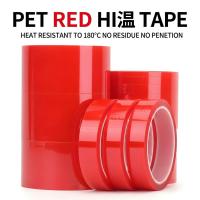 China Nomay Red PET High Temperature Tape with High Visibility Bright Red Clean Peeling Without Glue Residue and Stable High Temp Performance for sale