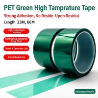 China Nomay Green PET High Temperature Tape 220℃ Heat Resistant No Residue Bright Green for High Visibility for sale