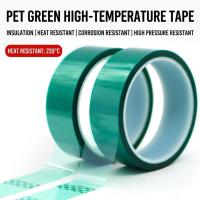 China Nomay Green PET High Temperature Tape 220℃ Heat Resistant No Residue Bright Green for High Visibility for sale