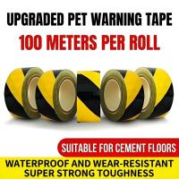 China Nomay Heavy Duty Wear Resistant PET Floor Marking Tape Waterproof Oilproof No Residue for Warehouse Workshop Safety for sale