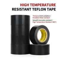 China Black Anti-static PTFE Film Tape Self Adhesive 260℃ High Temperature Teflon Tape for Electronic Workshop for sale