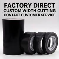 China Black Anti-static PTFE Film Tape Self Adhesive 260℃ High Temperature Teflon Tape for Electronic Workshop for sale