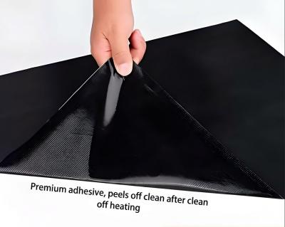 China Black Anti-static PTFE Film Tape Self Adhesive 260℃ High Temperature Teflon Tape for Electronic Workshop for sale