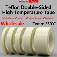 China Double-sided PTFE Teflon Tape with High Temperature 300℃ Resistance Anti-slip Fixing and Low Friction for sale
