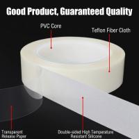 China Double-sided PTFE Teflon Tape with High Temperature 300℃ Resistance Anti-slip Fixing and Low Friction for sale