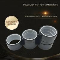 China Black Matte Polyimide Tape with Full Blackout Low Reflectivity High Temp Resistance and Excellent Electrical Insulation for sale