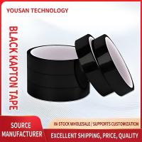 China Black Matte Polyimide Tape with Full Blackout Low Reflectivity High Temp Resistance and Excellent Electrical Insulation for sale