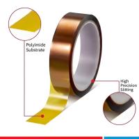 China 260℃ High Temperature Resistance Polyimide Tape with Zero Residue Clean Peeling and H-Class Insulation for PCB Protection for sale
