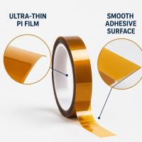 China Ultra-Thin Polyimide Tape (Thin PI Tape / Low-Profile Insulation Tape) – Thin PI Film with Silicone or Acrylic Adhesive for PCB, FPC, Battery Tabs and Precision Die Cutting for sale