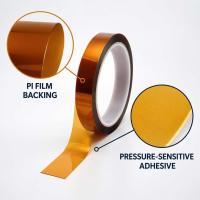 China Single-Sided Polyimide Tape (PI Film Tape / Polyimide Adhesive Tape) – Silicone Adhesive for High-Temperature PCB Solder Masking, Electrical Insulation and Wrapping for sale