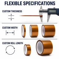 China Single-Sided Polyimide Tape (PI Film Tape / Polyimide Adhesive Tape) – Silicone Adhesive for High-Temperature PCB Solder Masking, Electrical Insulation and Wrapping for sale