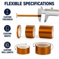 China Polyimide Tape with Silicone Adhesive (PI Silicone Tape / High-Temperature PI Tape / PCB Solder Masking Tape) – Heat-Resistant PCB Masking and Electrical Insulation for sale