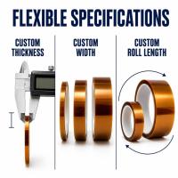 China Amber Polyimide Tape (Golden PI Tape / Brown PI Tape) – Single-Sided Translucent PI Film with Silicone Adhesive for Motor, Transformer, Battery-Tab and Cable Insulation for sale
