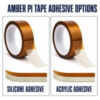 China Amber Polyimide Tape (Golden PI Tape / Brown PI Tape) – Single-Sided Translucent PI Film with Silicone Adhesive for Motor, Transformer, Battery-Tab and Cable Insulation for sale