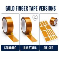 China Gold Finger Masking Polyimide Tape (PCB Wave Solder Tape / PI Solder Masking Tape) – Single-Sided Silicone Adhesive for Edge-Connector Protection, with Low-Static Options for sale