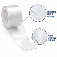 China Transparent Polyimide Tape (Colorless PI Tape / CPI Film Tape / Clear Heat-Resistant Tape) – Silicone or Acrylic Adhesive for Displays, Cameras, FPC & Semiconductor Labels for sale