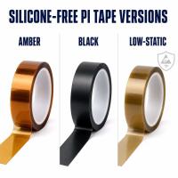 China Non-Silicone Polyimide Tape (Silicone-Free Adhesive PI Tape / Acrylic PI Insulation Tape / Low-Contamination Masking Tape) – For Semiconductor, Optical Coating & Battery Processes for sale