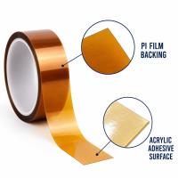China Acrylic Adhesive Polyimide Tape (Acrylic PI Tape / Electrical Insulation Tape) – Single-Sided Acrylic Adhesive for Coil Wrapping, Lead Fixing and Die-Cut Insulation for sale