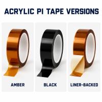 China Acrylic Adhesive Polyimide Tape (Acrylic PI Tape / Electrical Insulation Tape) – Single-Sided Acrylic Adhesive for Coil Wrapping, Lead Fixing and Die-Cut Insulation for sale