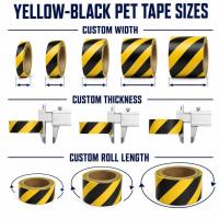 China PET Floor Marking Tape (Polyester Floor Tape / Warehouse Aisle Tape / Workshop Line Marking Tape) – Wear-Resistant Safety Identification for Factories, AGV Routes & 5S Areas for sale