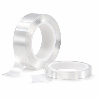 China Clear PET High Temperature Tape (Transparent Polyester Silicone Tape / High Temperature Label Protection Tape / Clear PET Masking Tape) – For Barcode, PCB & Window Protection for sale