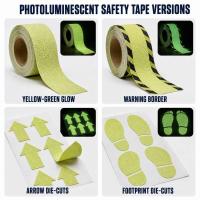 China Glow-in-the-Dark Anti-Slip Tape (Photoluminescent Anti-Slip Tape / Industrial Stair Safety Grip Tape / Non-Slip Egress Tape) – For Steps, Walkways & Emergency Exit Paths for sale