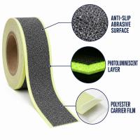 China Glow-in-the-Dark Anti-Slip Tape (Photoluminescent Anti-Slip Tape / Industrial Stair Safety Grip Tape / Non-Slip Egress Tape) – For Steps, Walkways & Emergency Exit Paths for sale