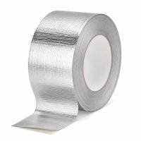 China Flame-Retardant Aluminum Foil Glass Cloth Tape (High-Temperature Foil Fiberglass Tape / Heat-Reflective Glass Cloth Tape) – For HVAC Ducts, Cable Wrap & Thermal Shielding for sale