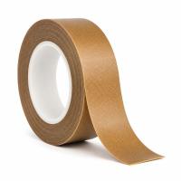 China PTFE Coated Aramid Fabric Tape (PTFE Aramid Cloth Tape / Aramid Fabric Adhesive Tape) – Silicone Adhesive Non-Stick Lining for Flexing Parts, Rollers & Conveyor Edges for sale