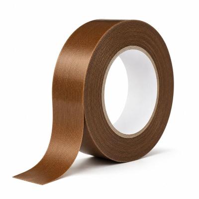 China PTFE Coated Fiberglass Tape (PTFE Glass Cloth Tape / Non-Stick Heat Sealer Tape / Silicone Adhesive PTFE Fabric Tape) – For Packaging, Hot Presses & Industrial Liners for sale