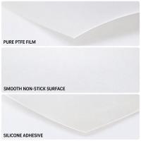 China Milky White PTFE Film Tape / Pure PTFE Adhesive Tape / Non-Stick PTFE Tape with Silicone Adhesive and Fiberglass-Free Backing for Heat Sealers, Rollers and Guide Rails for sale