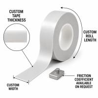 China Pure PTFE Film Tape / Skived PTFE Adhesive Tape / Extruded PTFE Tape with Silicone Adhesive and Fiberglass-Free Backing for Roller Wrapping, Heat Sealers and Guide Rails for sale