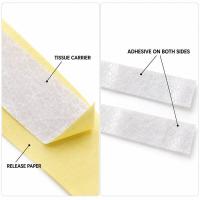 China Double-Sided Tissue Tape / Double-Coated Tissue Tape / Tissue Mounting Tape with Water-Based Adhesive and a Single Release Paper Liner for Paper Bonding and Packaging for sale