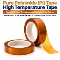 China Pure Polyimide Film (Non-Adhesive PI Film / Electrical Insulation Film) for Motors, Transformers, Cables and Battery Modules - Custom Rolls, Sheets and Die-Cut Parts for sale