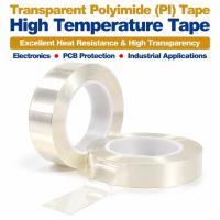 China Transparent Polyimide Tape (Colorless PI Tape / CPI Film Tape / Clear Heat-Resistant Tape) – Silicone or Acrylic Adhesive for Displays, Cameras, FPC & Semiconductor Labels for sale
