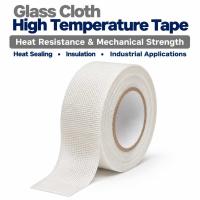 China Glass Cloth High Temperature Tape (Fiberglass Cloth Tape / Silicone Adhesive Glass Cloth Tape / Electrical Insulation Tape) – For Motor Coils, Transformers & Wire Harnesses for sale
