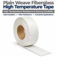China Plain Weave Fiberglass Tape (Woven Glass Fiber Tape / Non-Adhesive Fiberglass Cloth Tape / High-Temperature Insulation Tape) – For Pipe Wrap, Cable Protection & Reinforcement for sale